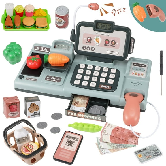 Target Toy Checklane Cash Register + Accessories Kids Playset - Walmart.com