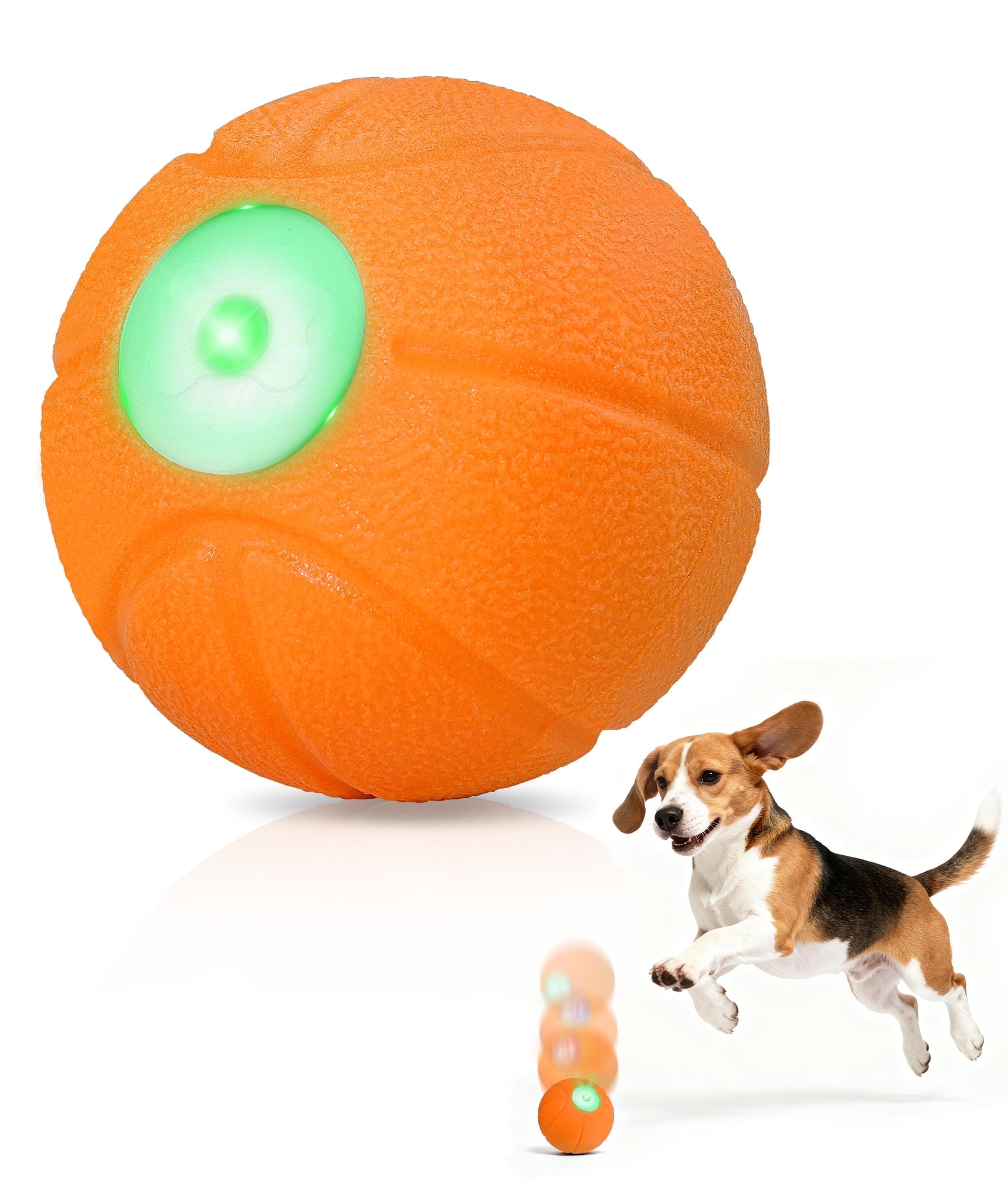 Petbobi Automatic Interactive Dog Ball, Durable E-TPU Rechargeable ...