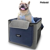Petbobi Small Safety Pet Car Seat with Strap, Foldable Booster for Dogs ...