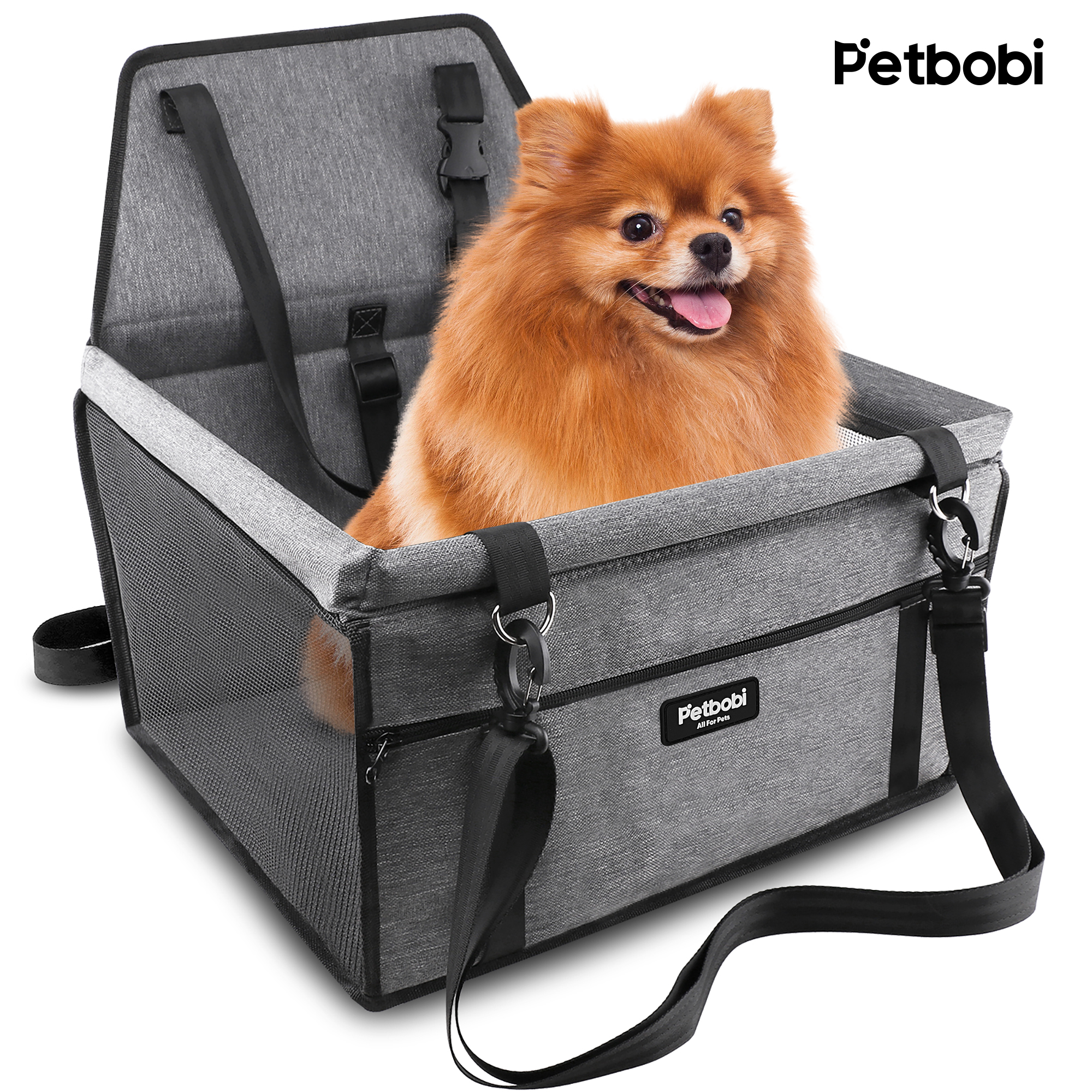 Petbobi Dog Car Booster Seat for Cat Holiday Gift Pet Bag Portable and ...