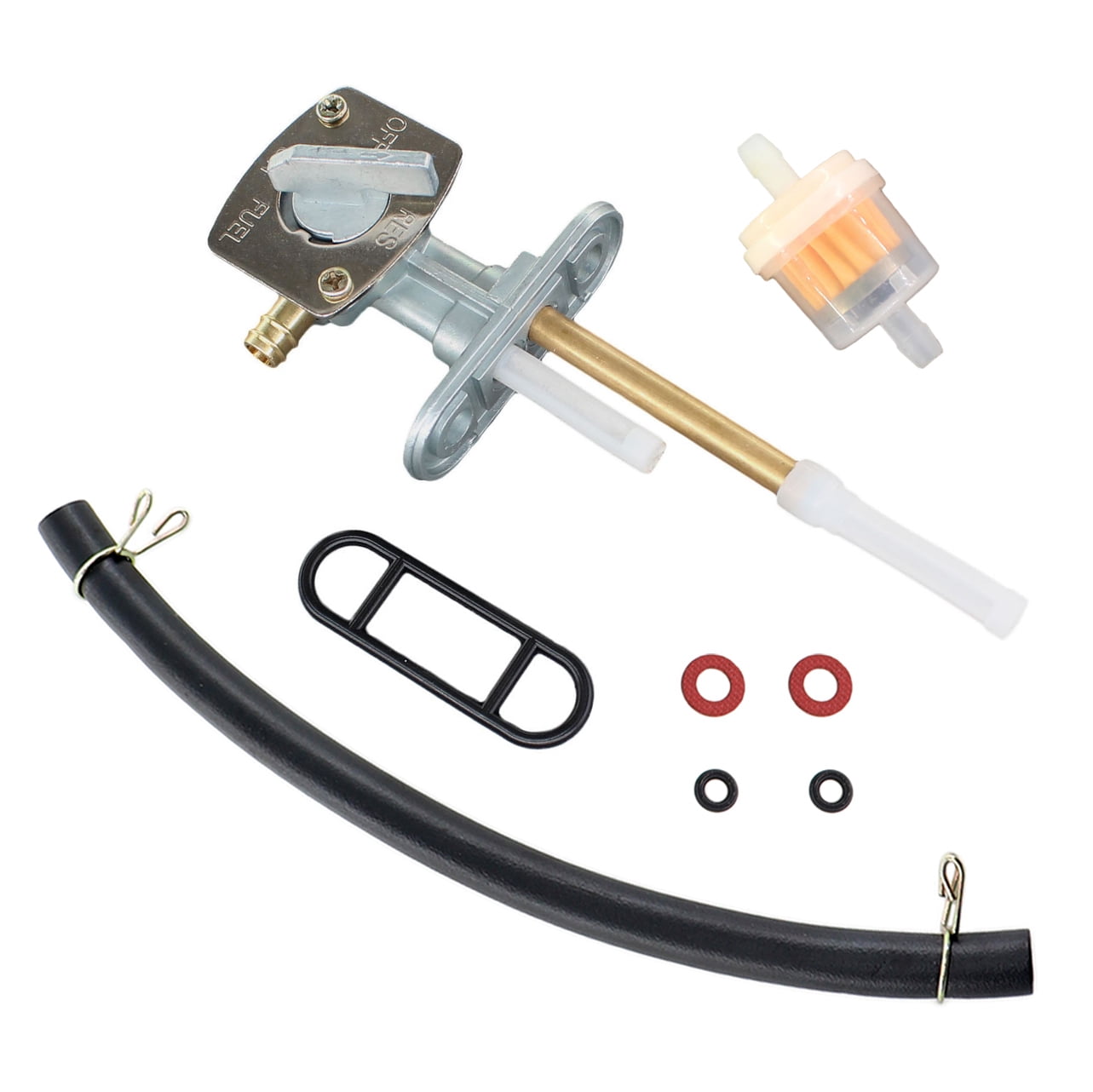 Petcock Fuel Line Valve Hose Pipe Switch Kit For YAMAHA Road Star ...