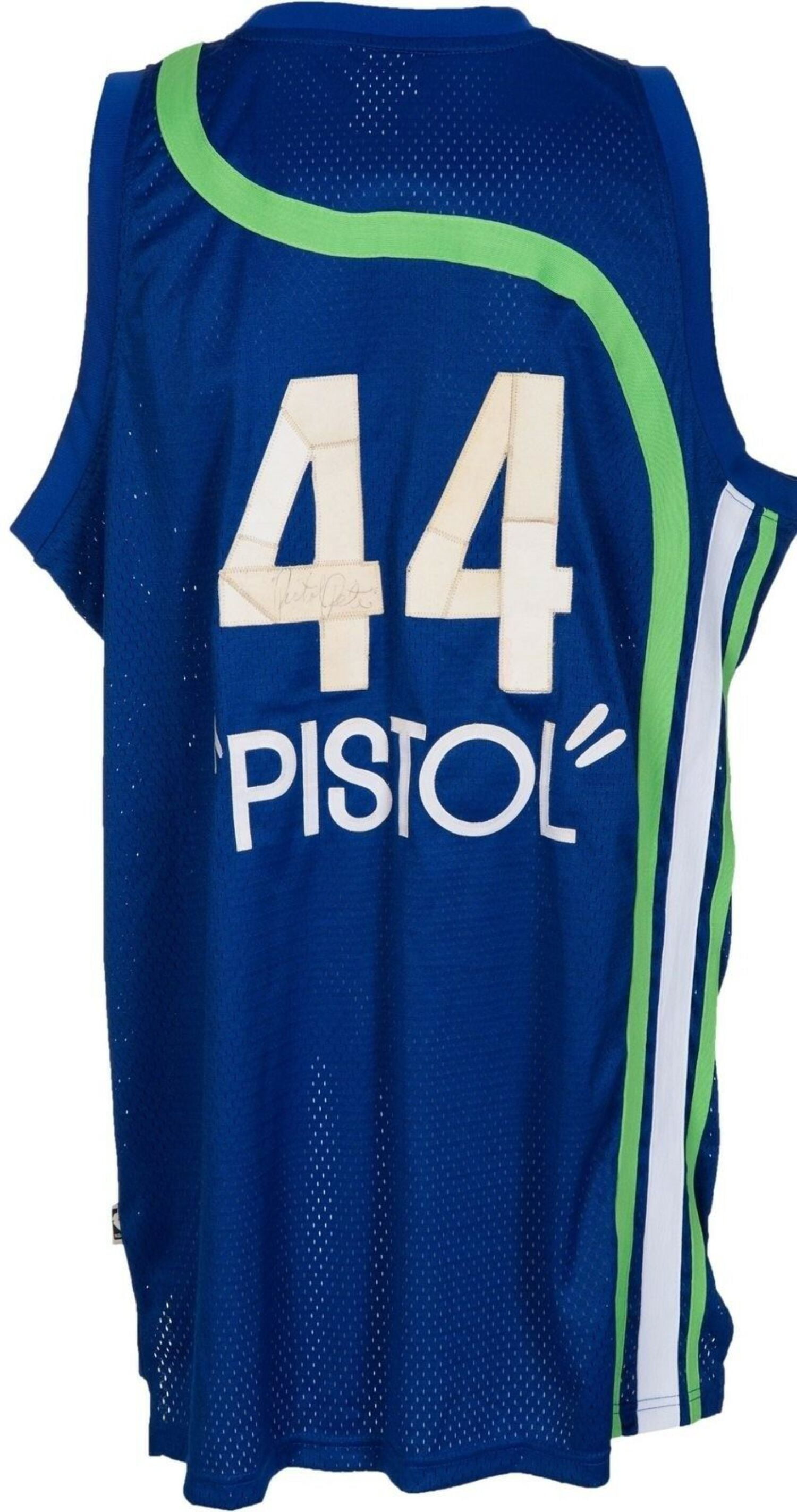 Pete Maravich Signed Atlanta Hawks Jersey The Only One Known PSA DNA ...