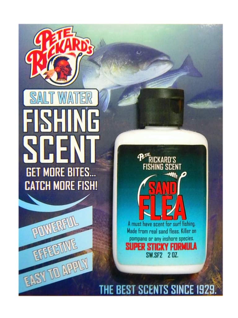 Pete Rickard's Saltwater Sand Flea Fishing Scent Attractant Pompano ...