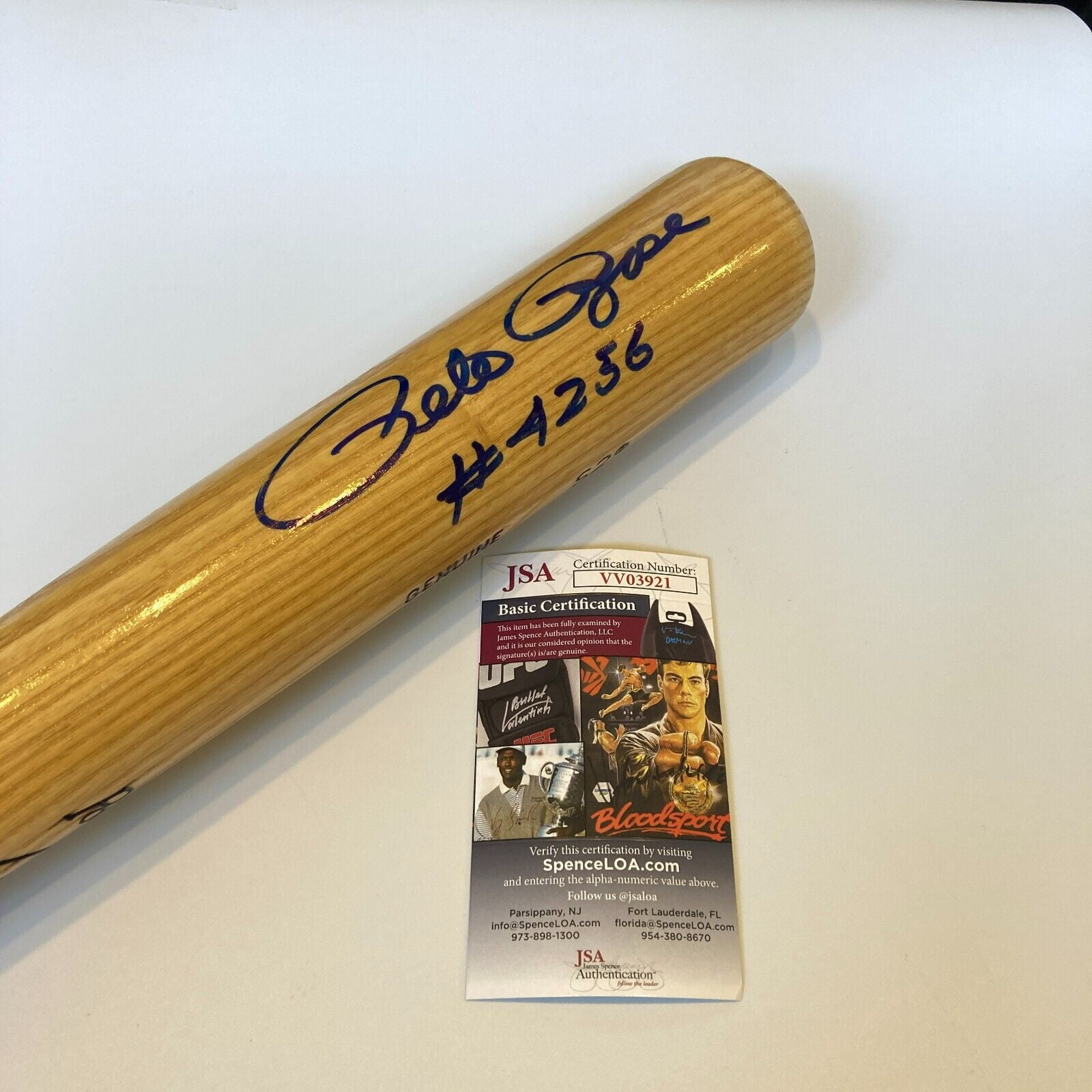 Pete Rose 4256 Hits Signed Louisville Slugger Game Model Baseball Bat ...