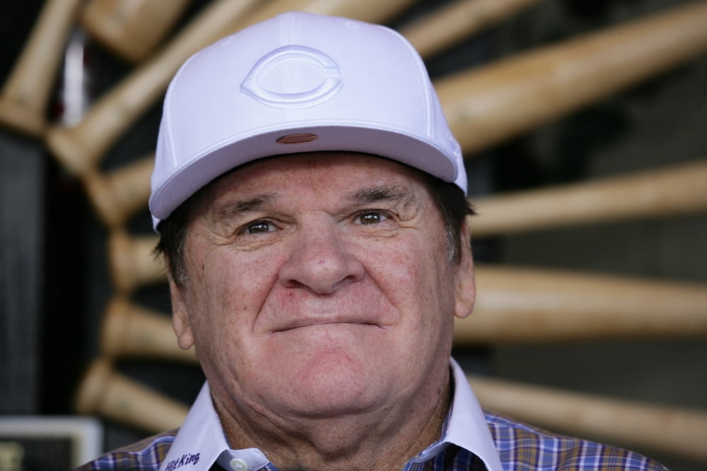 Pete Rose At A Public Appearance For Pete Rose Address On Major League ...