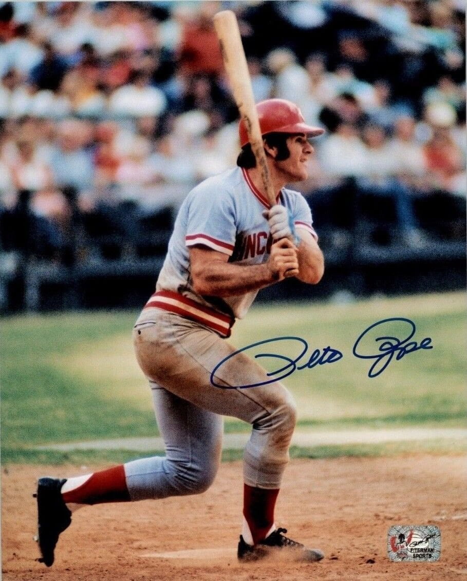 Pete Rose Signed Autographed 8x10 Photo Pete Rose Exclusive Hologram ...