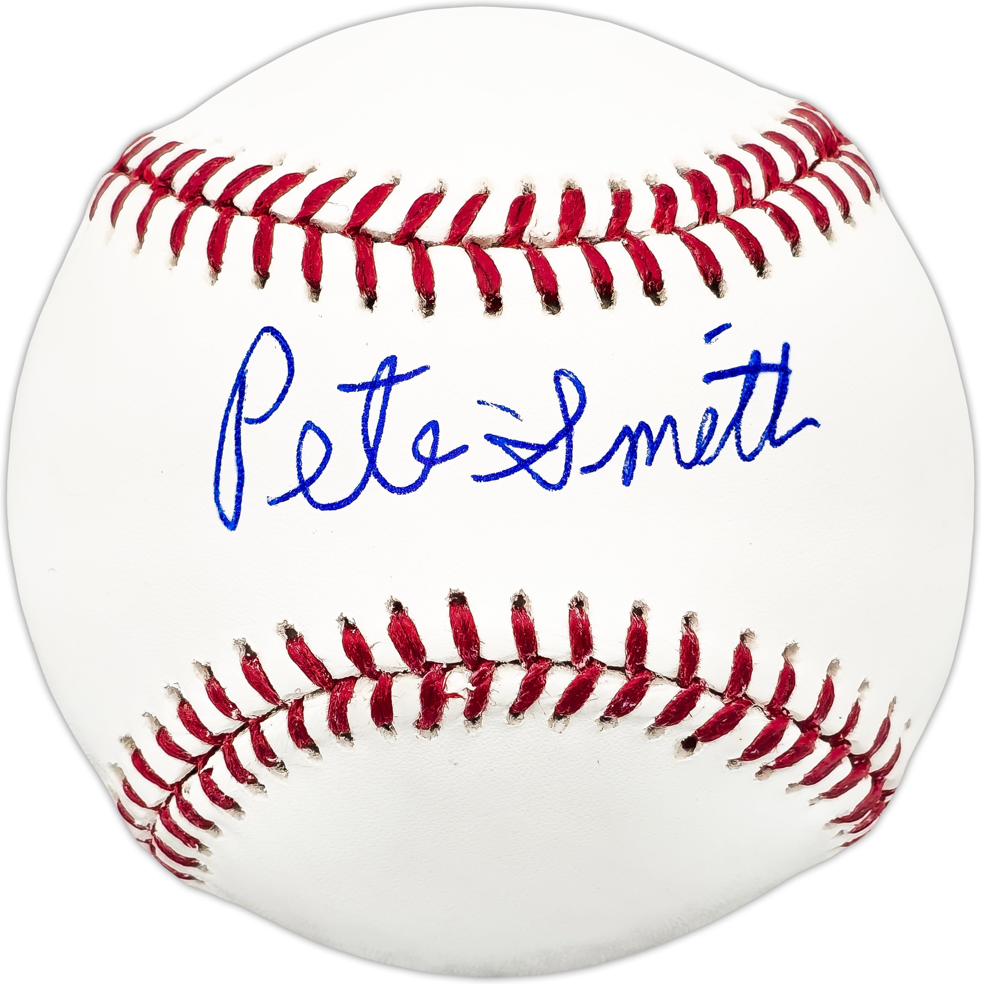 Pete Smith Autographed Official MLB Baseball Boston Red Sox SKU #225570 ...