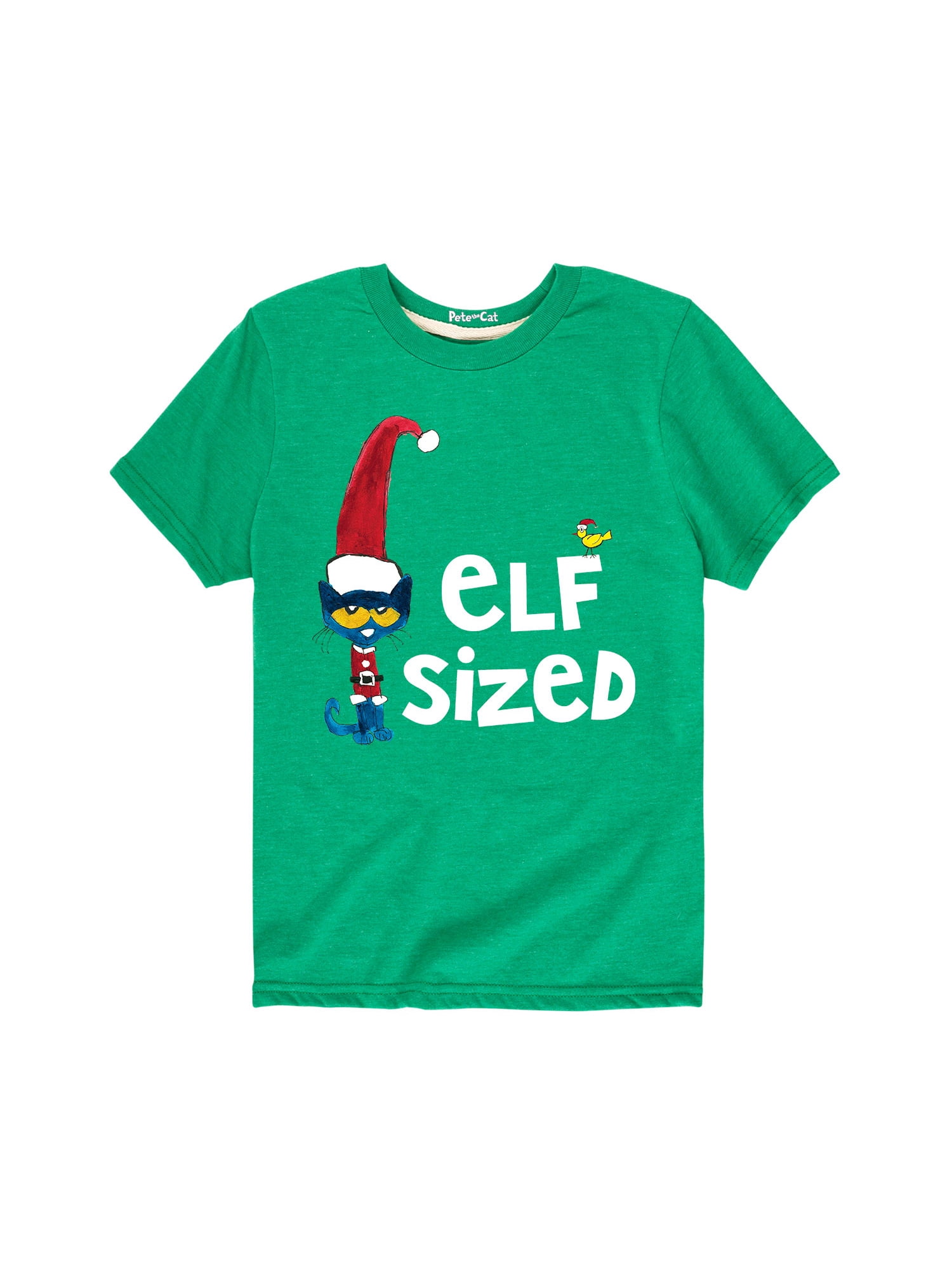 Pete The Cat - Elf Sized (Or Elf In Training) - Youth Short Sleeve ...