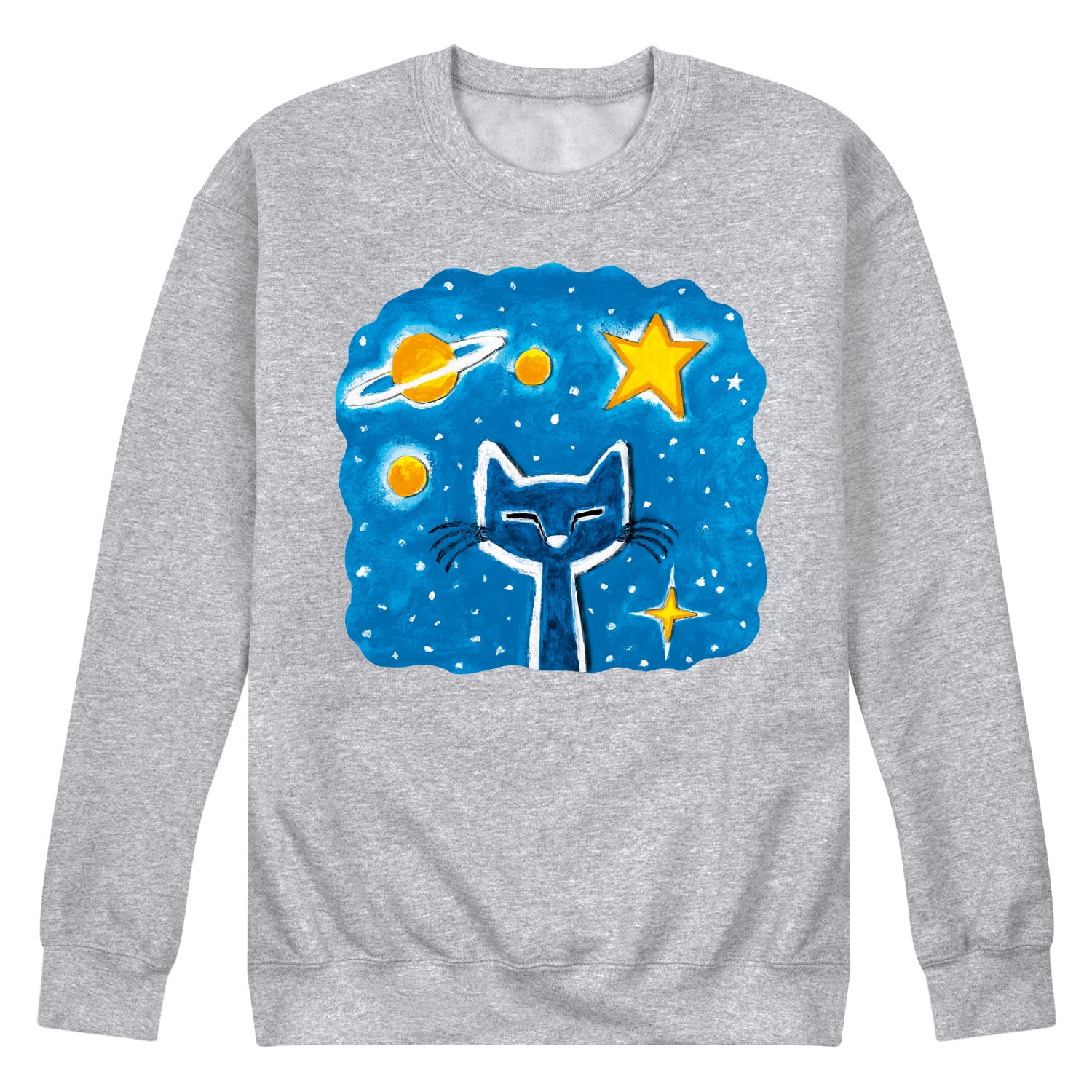 Pete The Cat - Imagination Space Dream - Men's Crew Neck Fleece ...