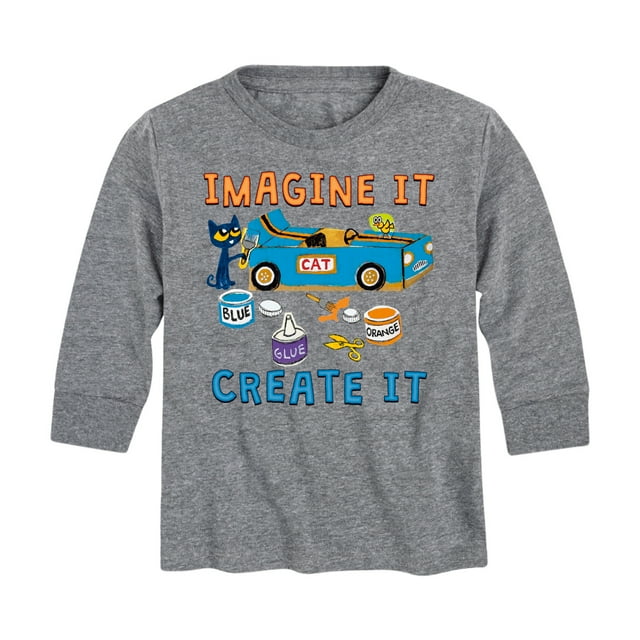 Pete The Cat - Imagine It Create It Race Car - Toddler And Youth Long ...