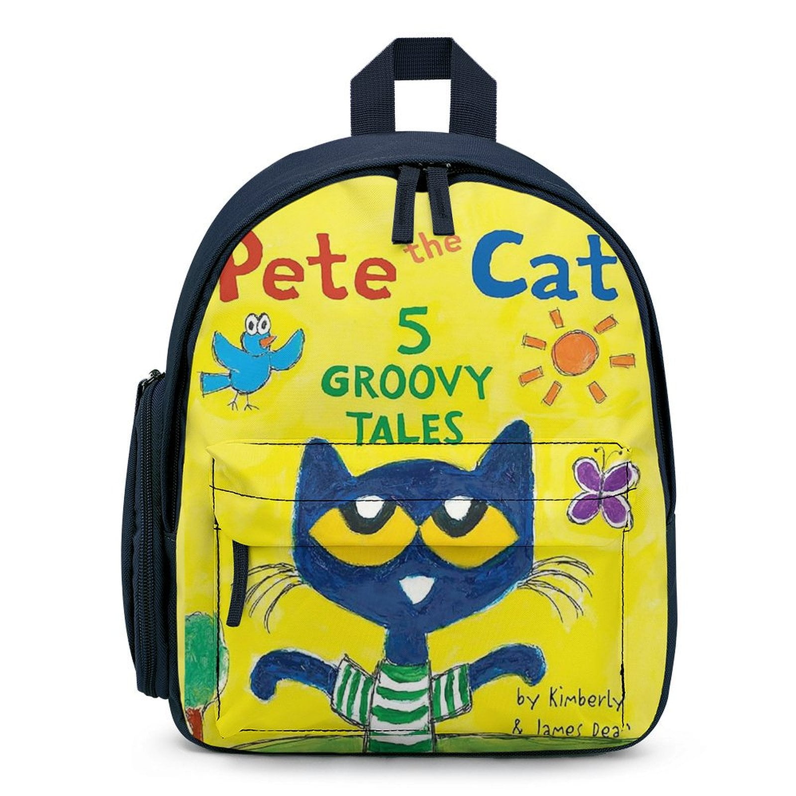 Pete The Cat Lightweight Backpack Shoulder Bags Bookbag Daypack Travel ...