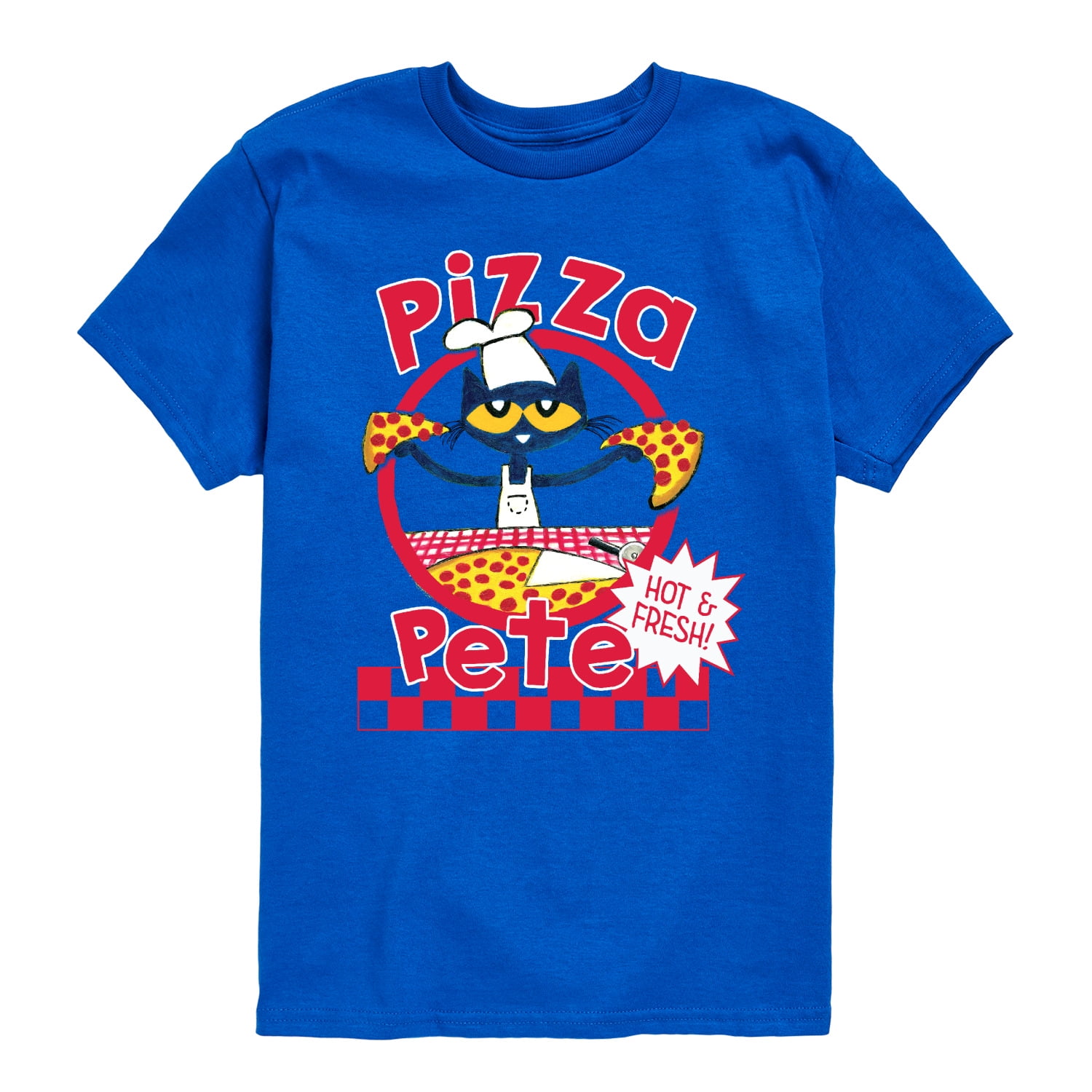 Pete The Cat - Papa Petes Pizza - Toddler And Youth Short Sleeve ...