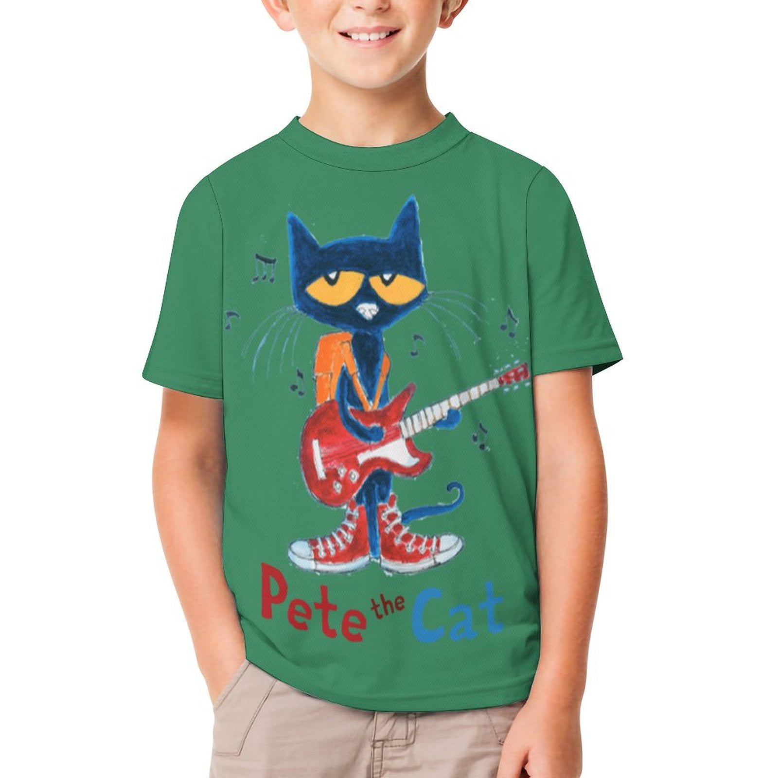 Pete The Cat T-Shirt for Boys And Girls, Funny Short Sleeve Shirts for ...