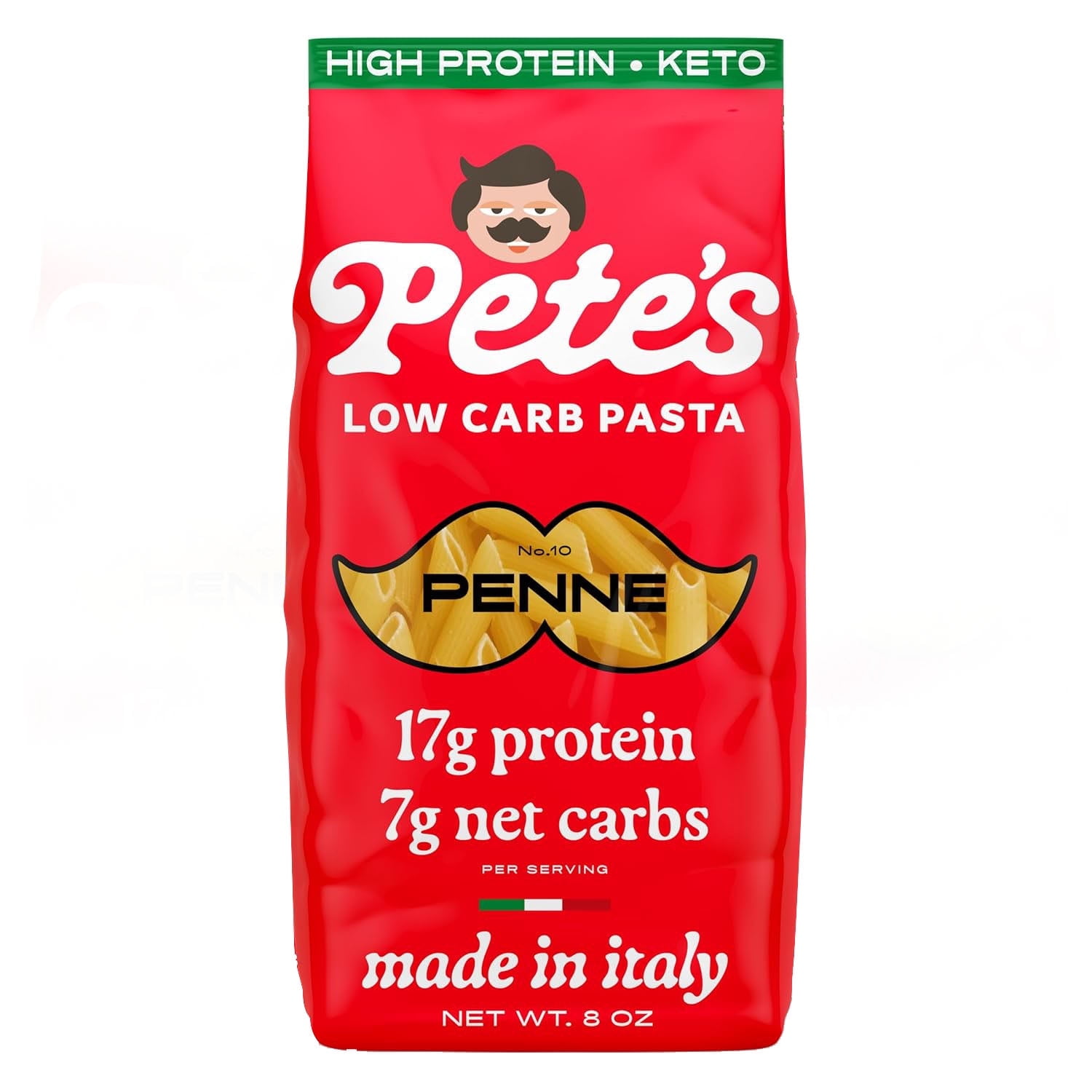 Pete's Pasta Penne - 7g Low Carb, 17g High Protein - Authentic Italian ...