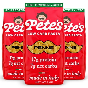 Pete's Pasta Spaghetti - No Carb, 20g High Protein - Authentic Italian ...