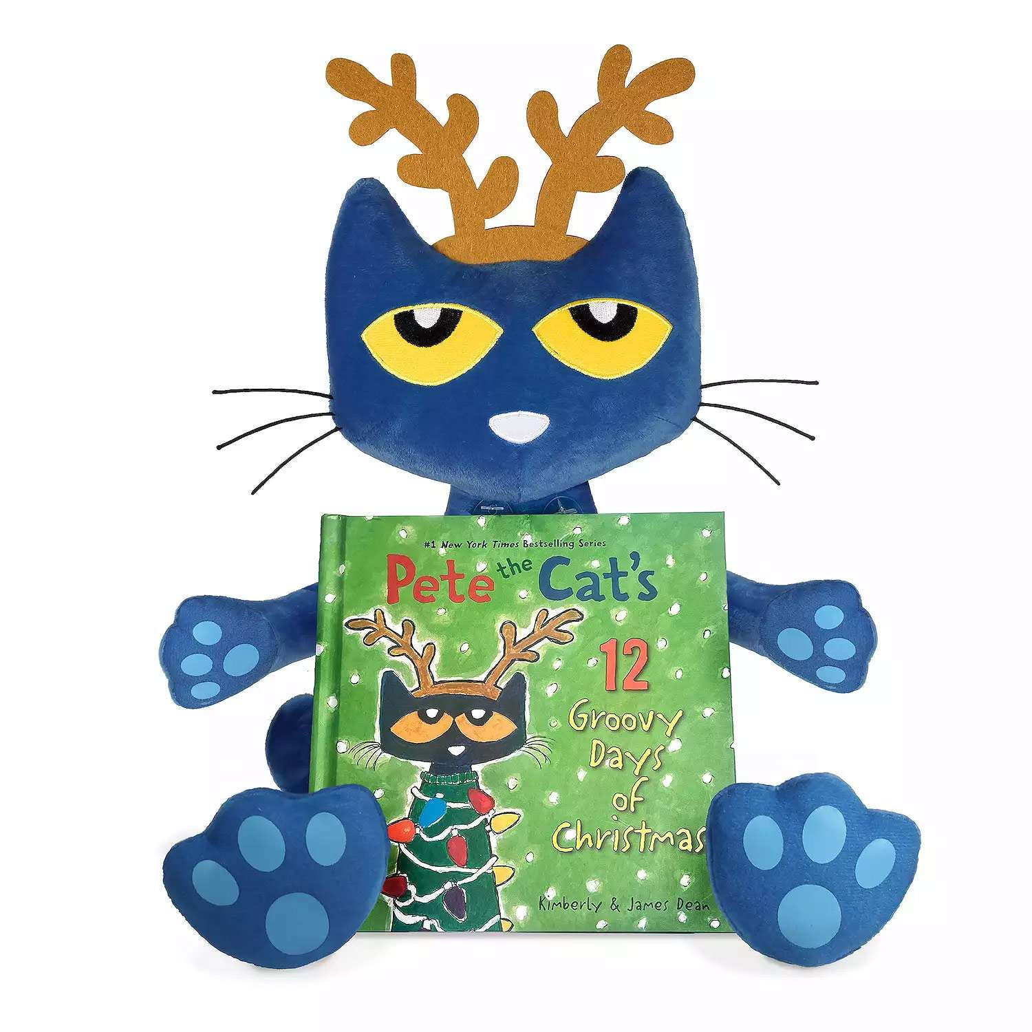 Pete the Cat 12 Groovy Days of Christmas Plush & Book - Walmart.com