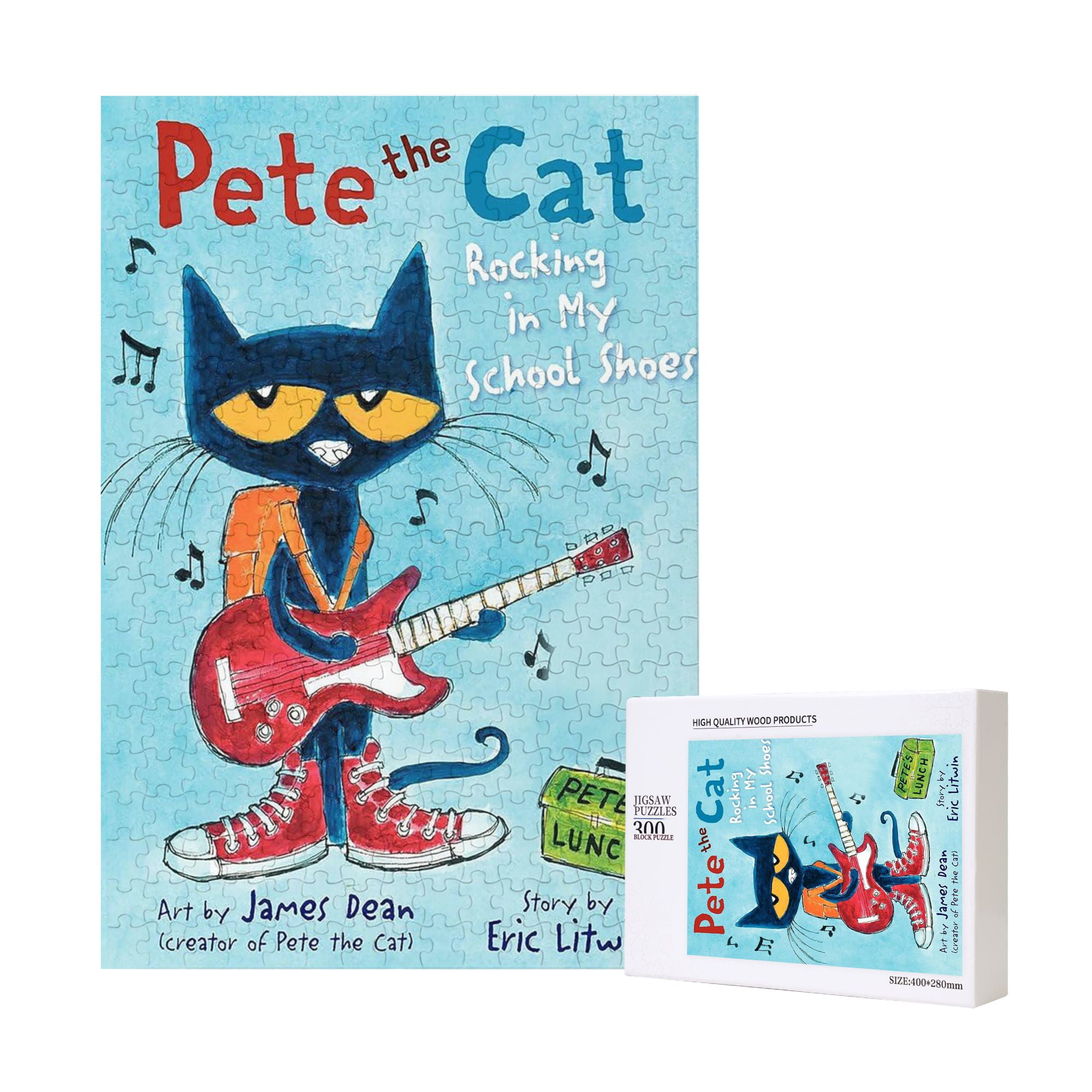 Pete the Cat 300 Piece Jigsaw Puzzle Picture Puzzle Glossy Sturdy ...