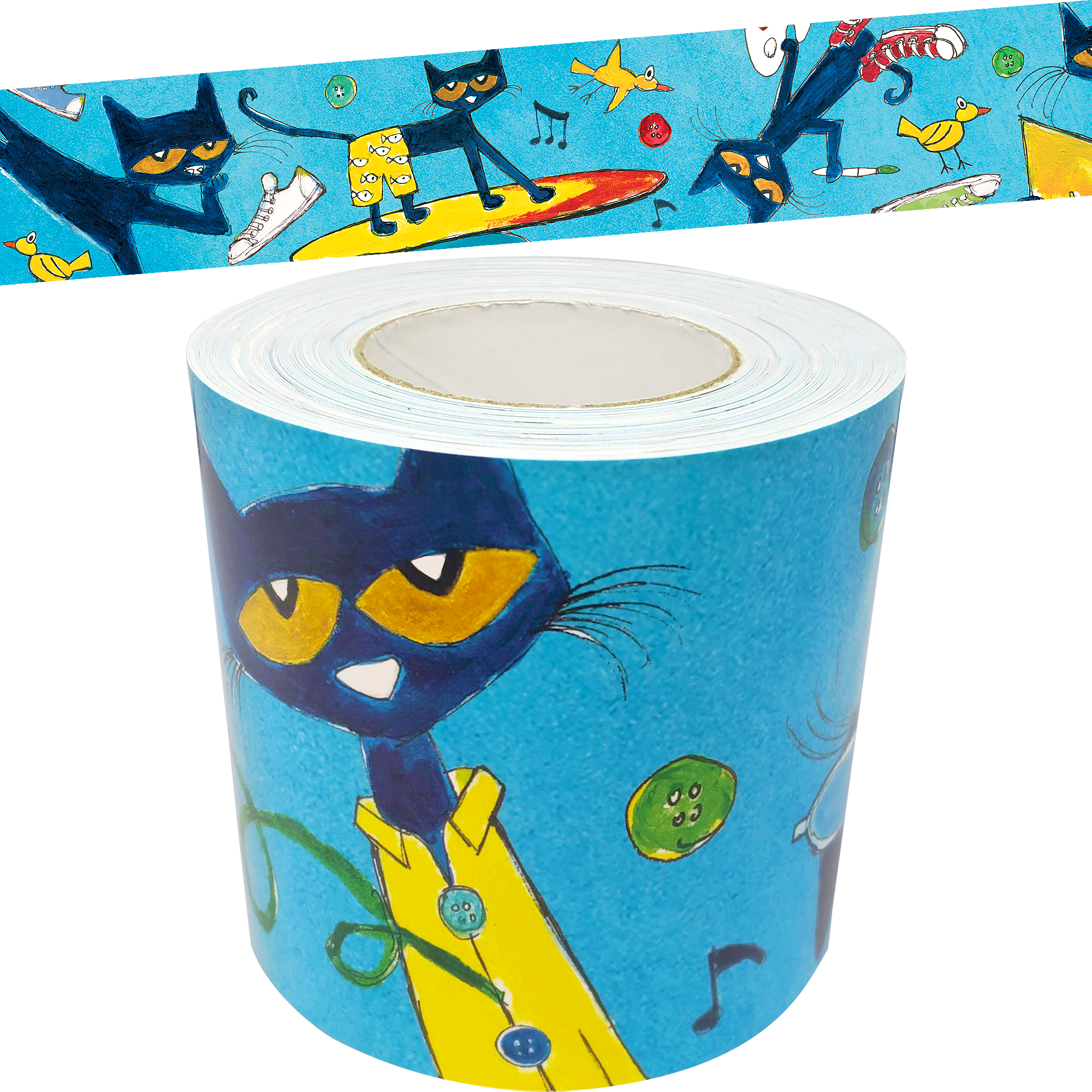 Pete the Cat® Straight Rolled Border Trim - Walmart.com
