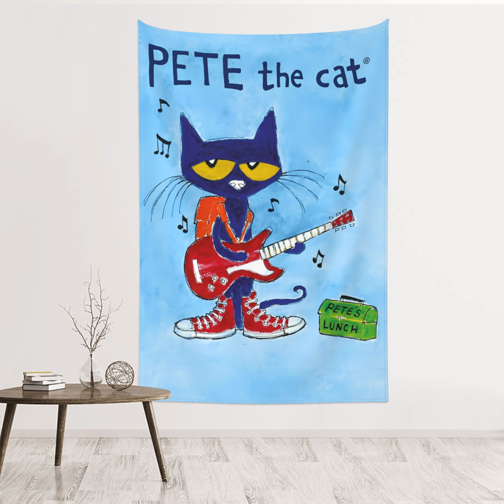 Pete the Cat Tapestry 60 X 40 inch Wall Hanging Decor Art Tapestries ...