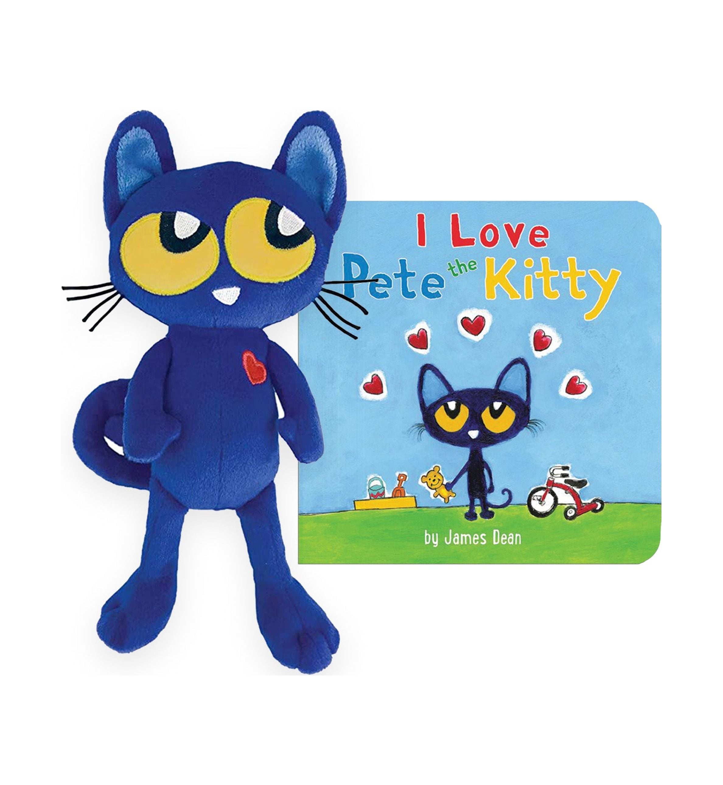 Pete the Kitty: Groovy Super Plush Cat Toy & Book by James Dean ...