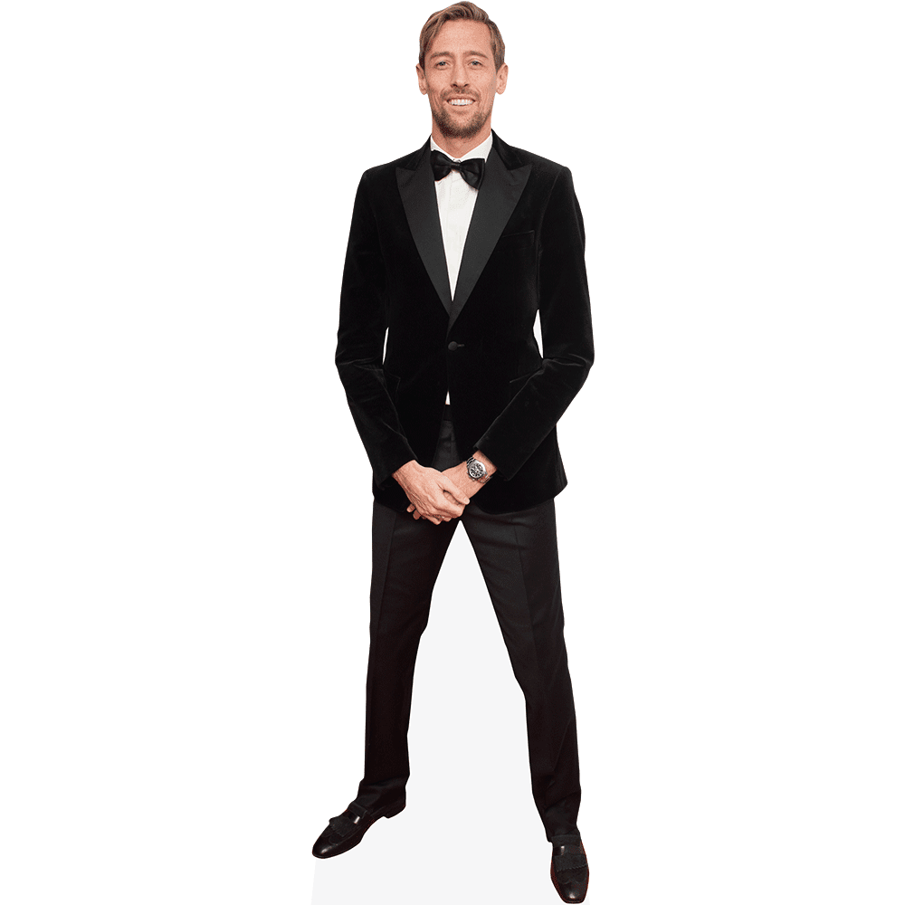 Peter Crouch (Black Suit) Mini Cardboard Cutout Standee - Walmart.com