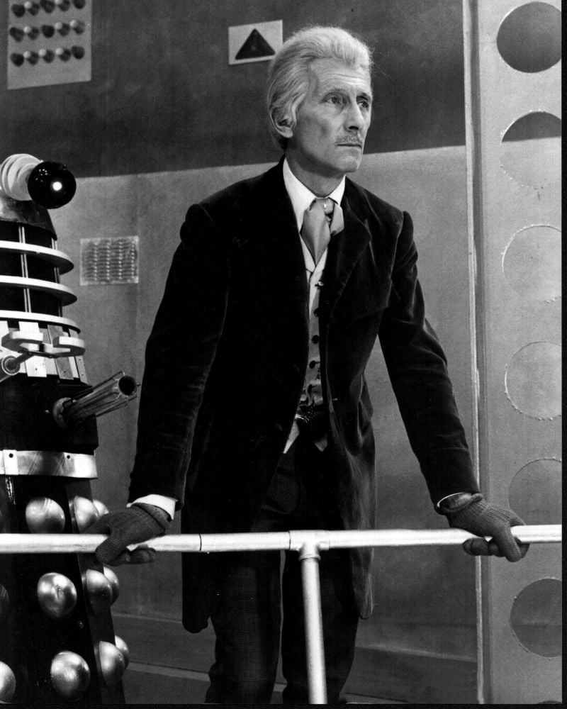 Peter Cushing In Daleks' Invasion Earth 2150 A.D. Black And White Photo ...