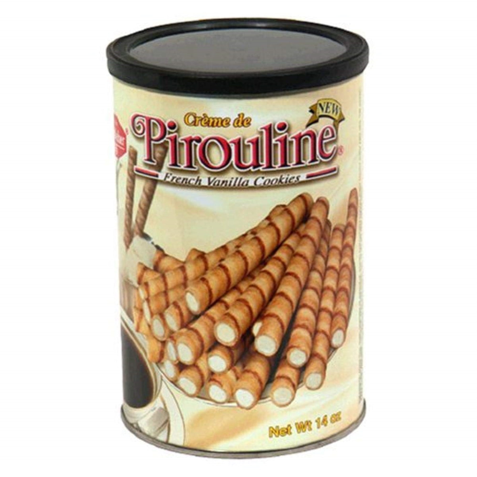 Peter DeBeukelear Creme De Pirouline Rolled Wafers, French Vanilla, 14 ...