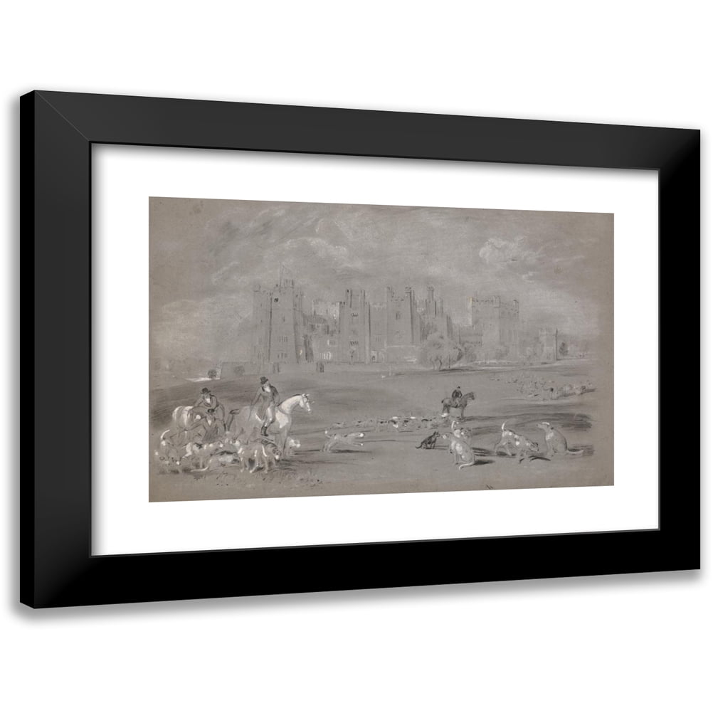 Peter DeWint 24x17 Black Modern Framed Museum Art Print Titled - A Meet ...