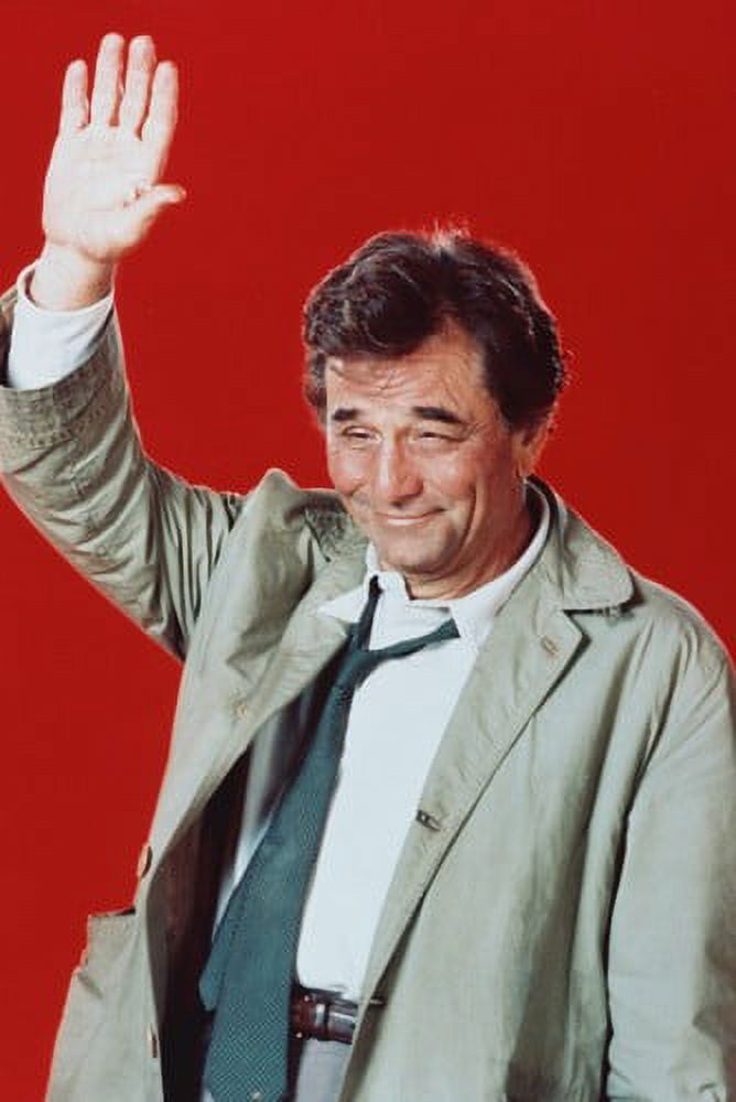 Peter Falk 24x36 Poster hand in air classic Columbo pose - Walmart.com