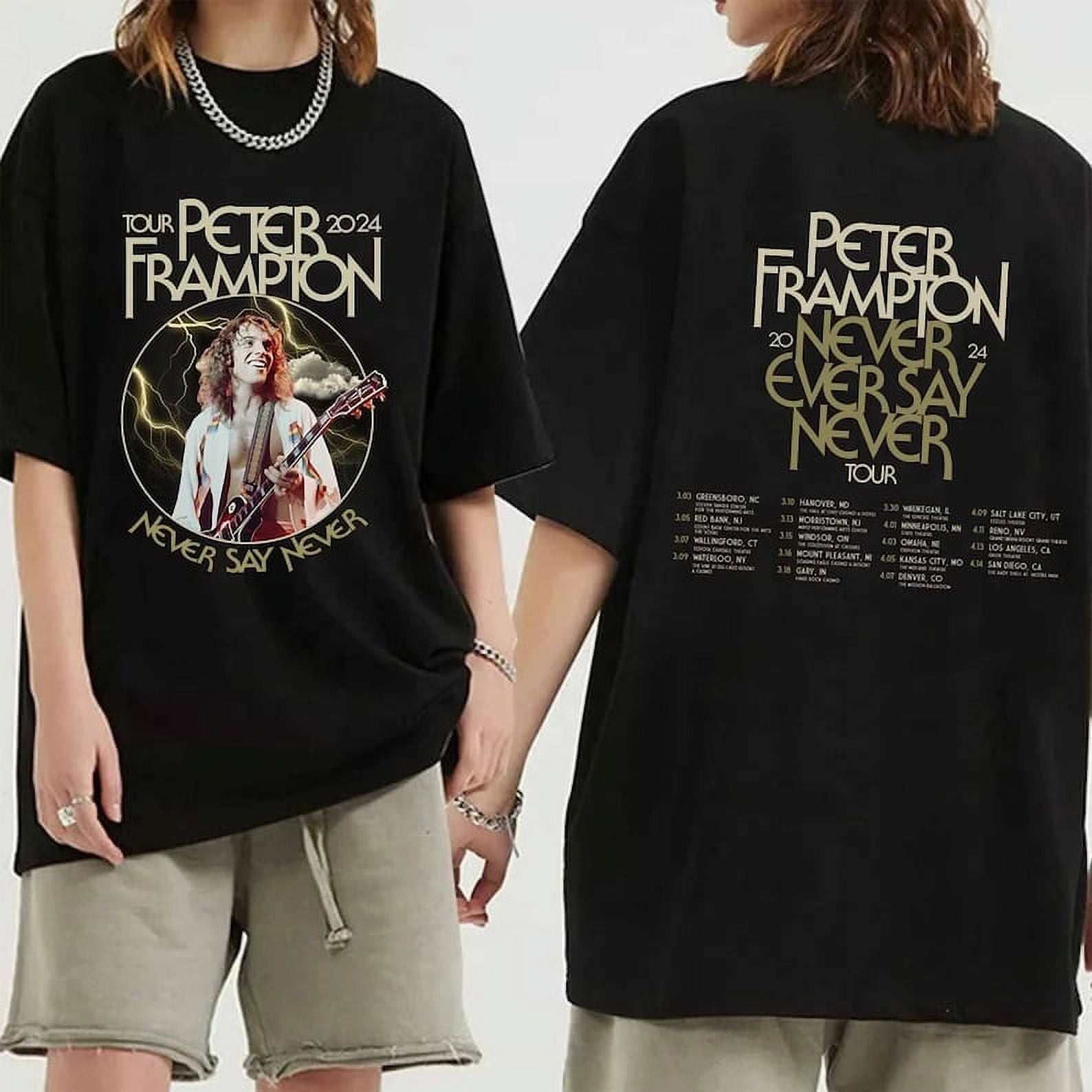 Peter Frampton 2024 Tour Never Say Never Tour Shirt, Peter Frampton Fan ... Peter Frampton 2024 Tour Never Say Never Tour Shirt, Peter Frampton Fan ...