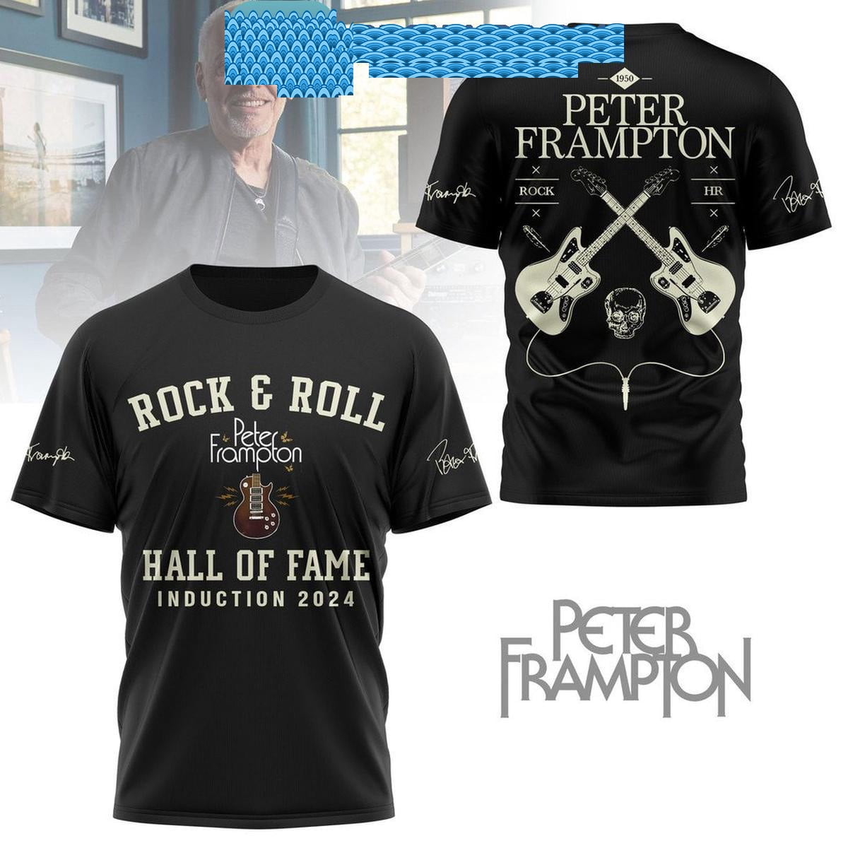 Peter Frampton Hall Of Fame Rock And Roll Introduction 2024 Hoodie T ...