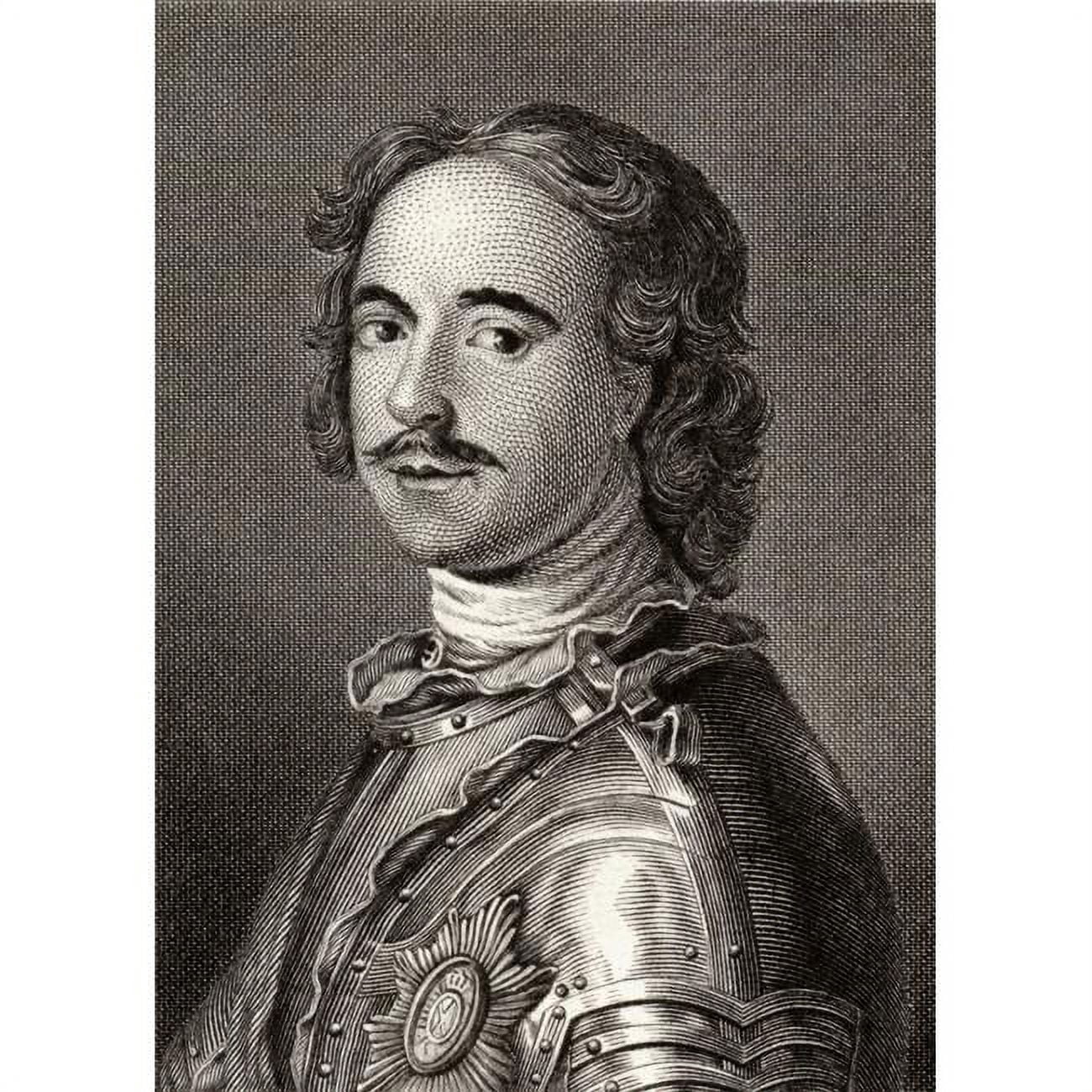 Peter The Great Or Peter I 1672-1725 Tsar of Russia 1682-1725 19th ...