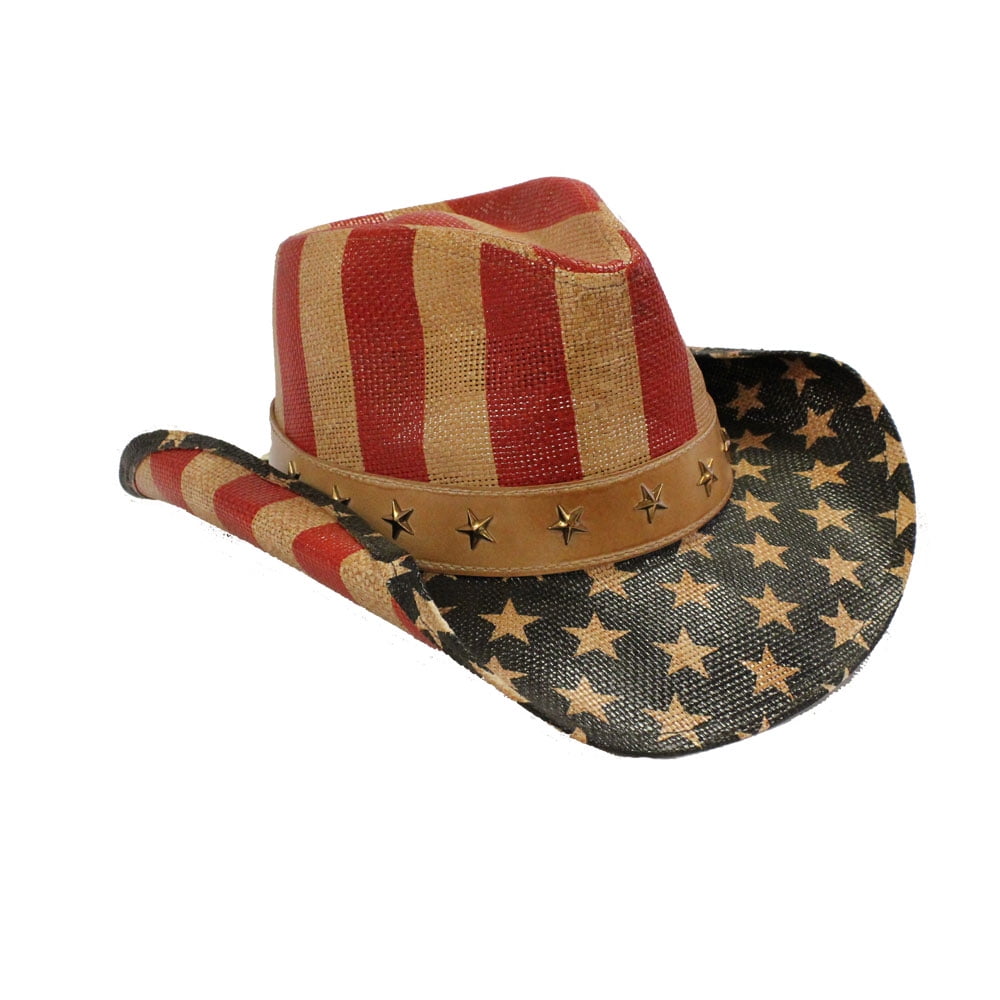 Goldcoast Sunwear Old Glory Hat Blue One Size - Walmart.com