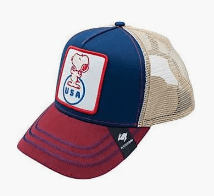 Peter Grimm Peanuts Cartoon Collection, Adjustable Baseball Cap - Usa Snoopy - Walmart.com