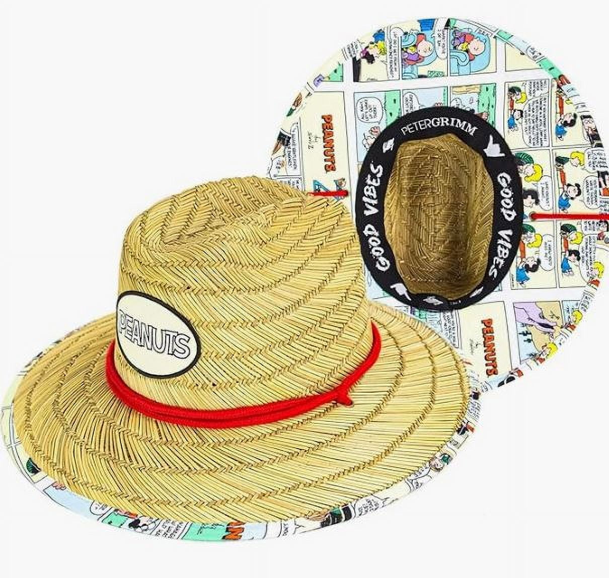 Peter Grimm Peanuts Cartoon Collection, Lifeguard Straw Sun Hats - Comic Strip (Junior ...