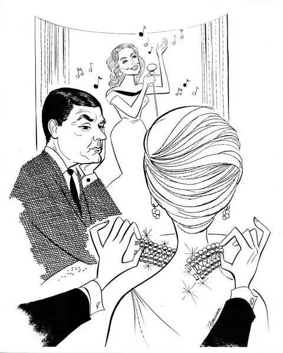 Peter Gunn 1958 TV series artwork Craig Stevens & Lola Albright 11x17 ...