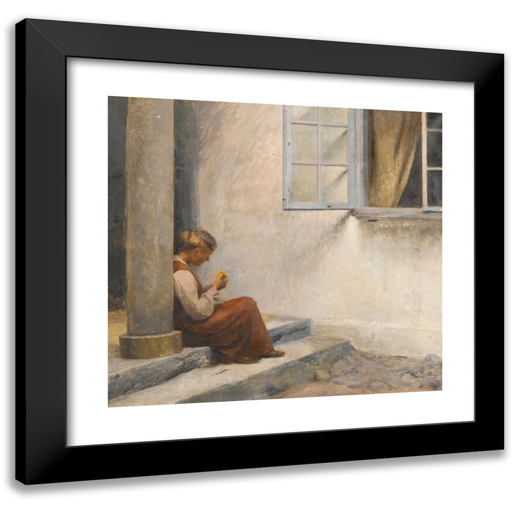 Peter Ilsted 16x15 Black Modern Framed Museum Art Print Titled - On the ...