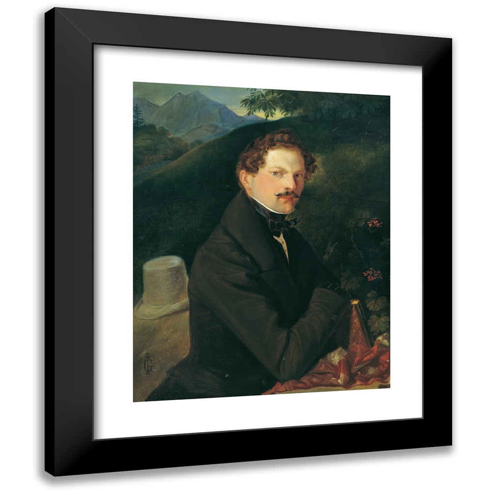 Peter Johann Nepomuk Geiger 12x14 Black Modern Framed Museum Art Print ...