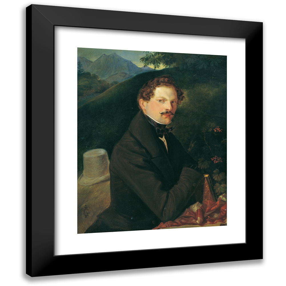 Peter Johann Nepomuk Geiger 15x18 Black Modern Framed Museum Art Print ...