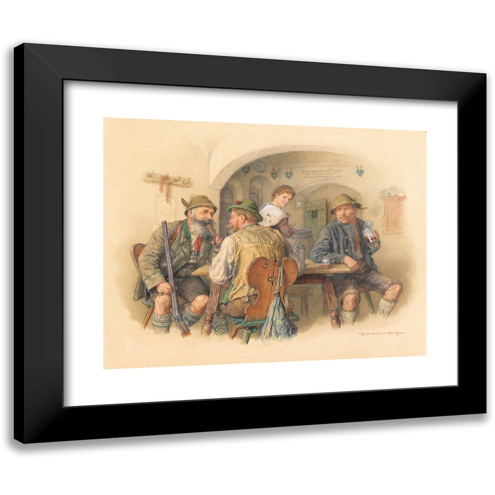 Peter Kraemer The Younger 14x12 Black Modern Framed Museum Art Print ...