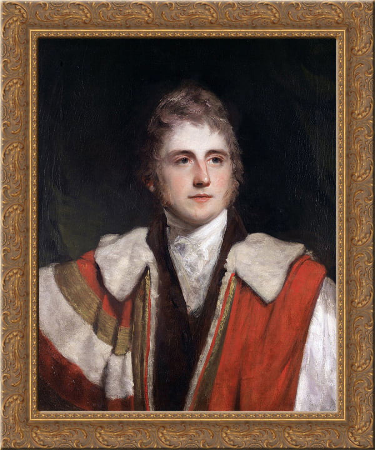 Peter Leopold Nassau Cowper, 5th Earl Cowper 24x20 Gold Ornate Wood ...