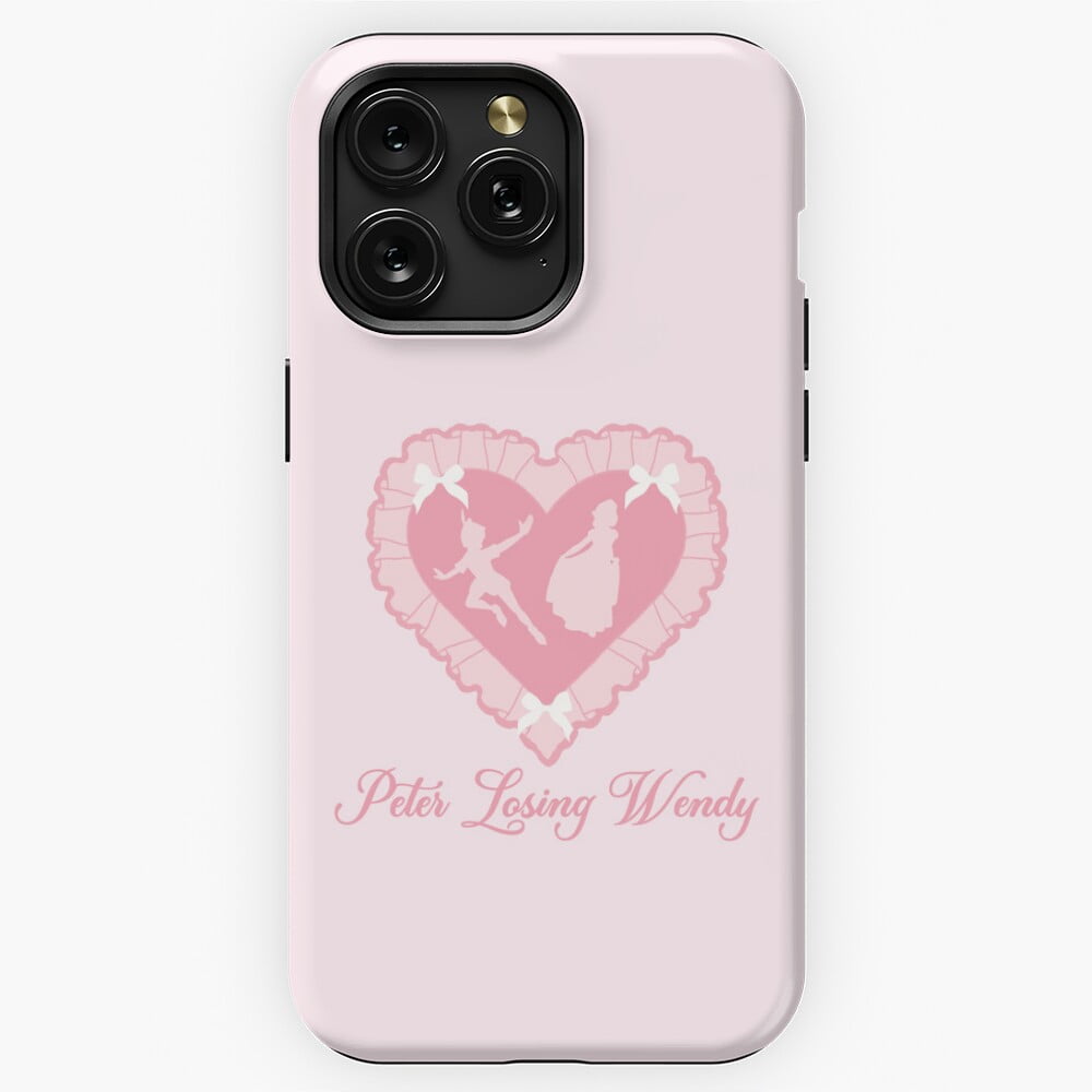 Peter Losing Wendy Heart Romantic Art iPhone Case 17 through 11 Pro Max ...