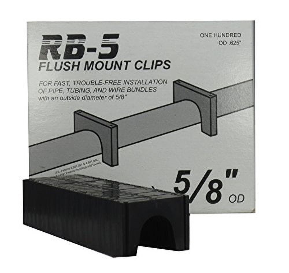 Peter Mangone 1/2" Stand Off Clips (P4BK, 3 Quantity) - Walmart.com