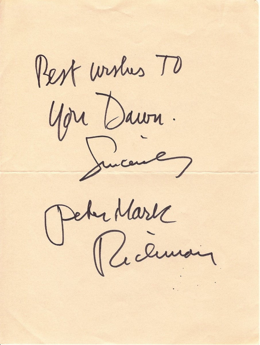 Peter Mark Richman Signed Autographed Personal Letter Star Trek JSA ...