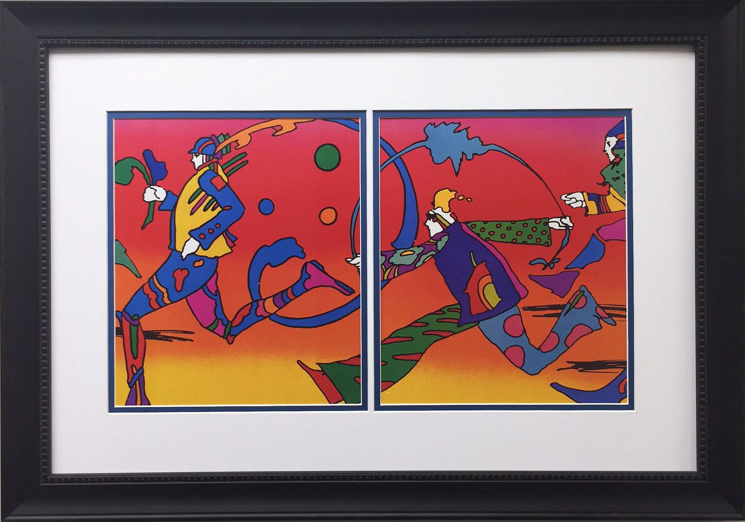 Peter Max "NYC Marathon" Custom Framed Print Art POP psychedelic New ...