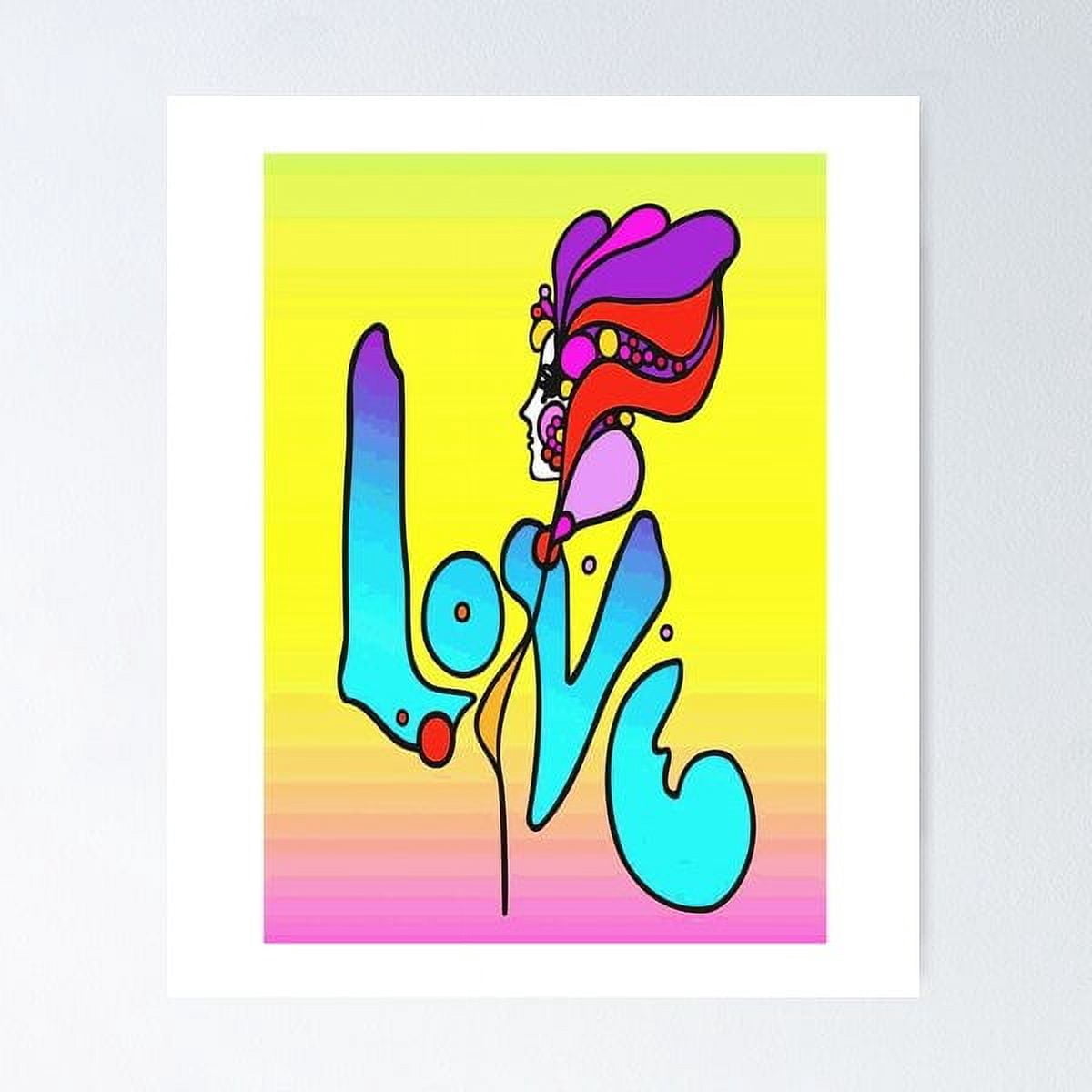 Peter Max Original Painting 1937 Berlin - Pop Art Poster Wall Art ...
