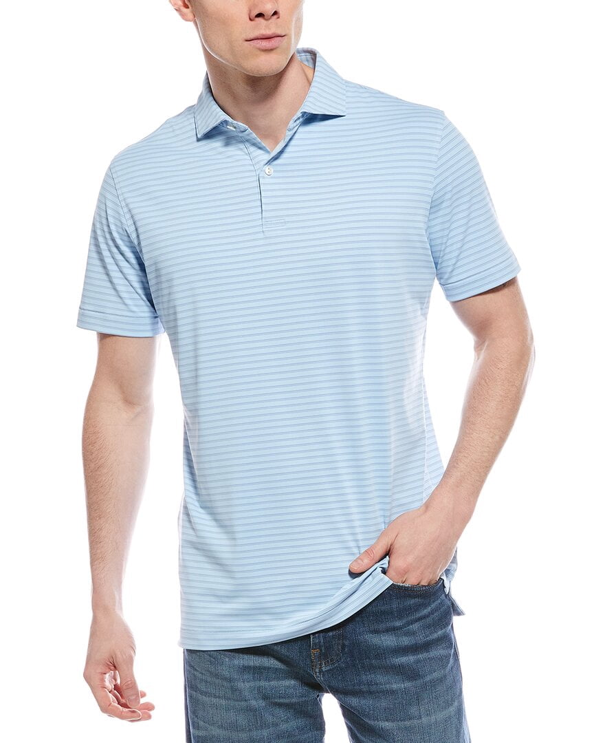 Peter Millar mens Bridge Performance Jersey Polo Shirt, m, Blue ...