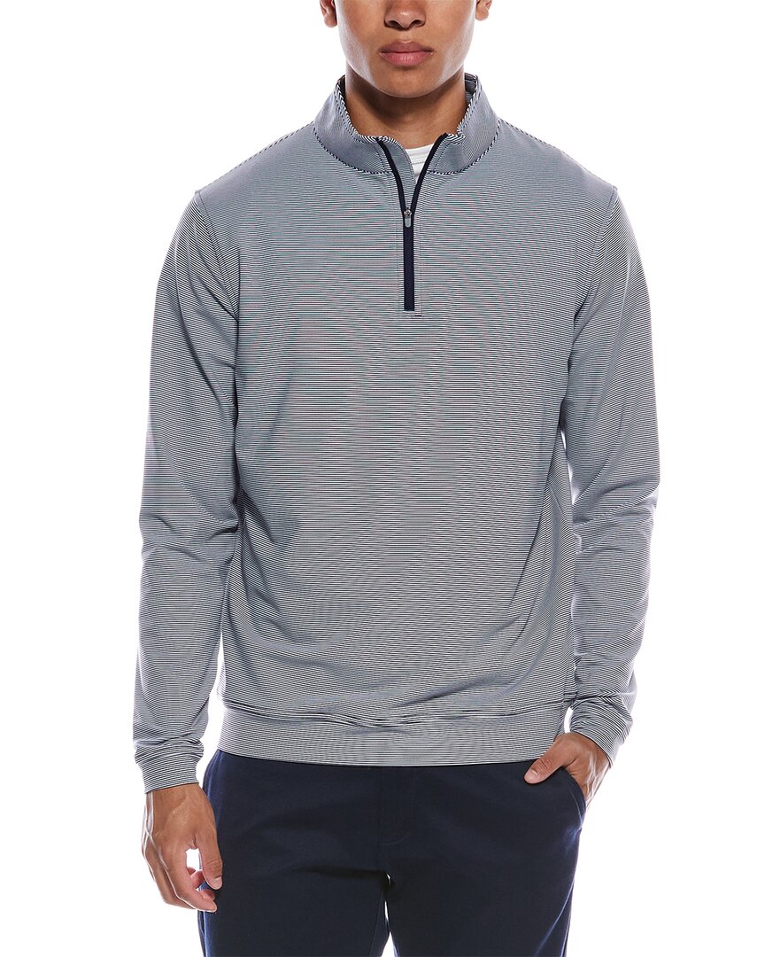 Peter Millar mens Perth Sugar Stripe Performance 1/4-Zip Pullover, XXL ...