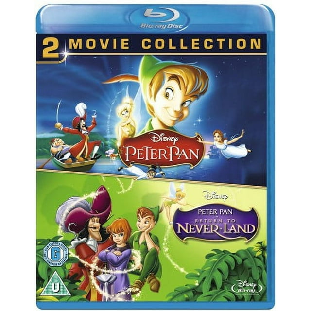 Disney's Peter Pan 1 & 2 Blu-ray Movies - Walmart.com