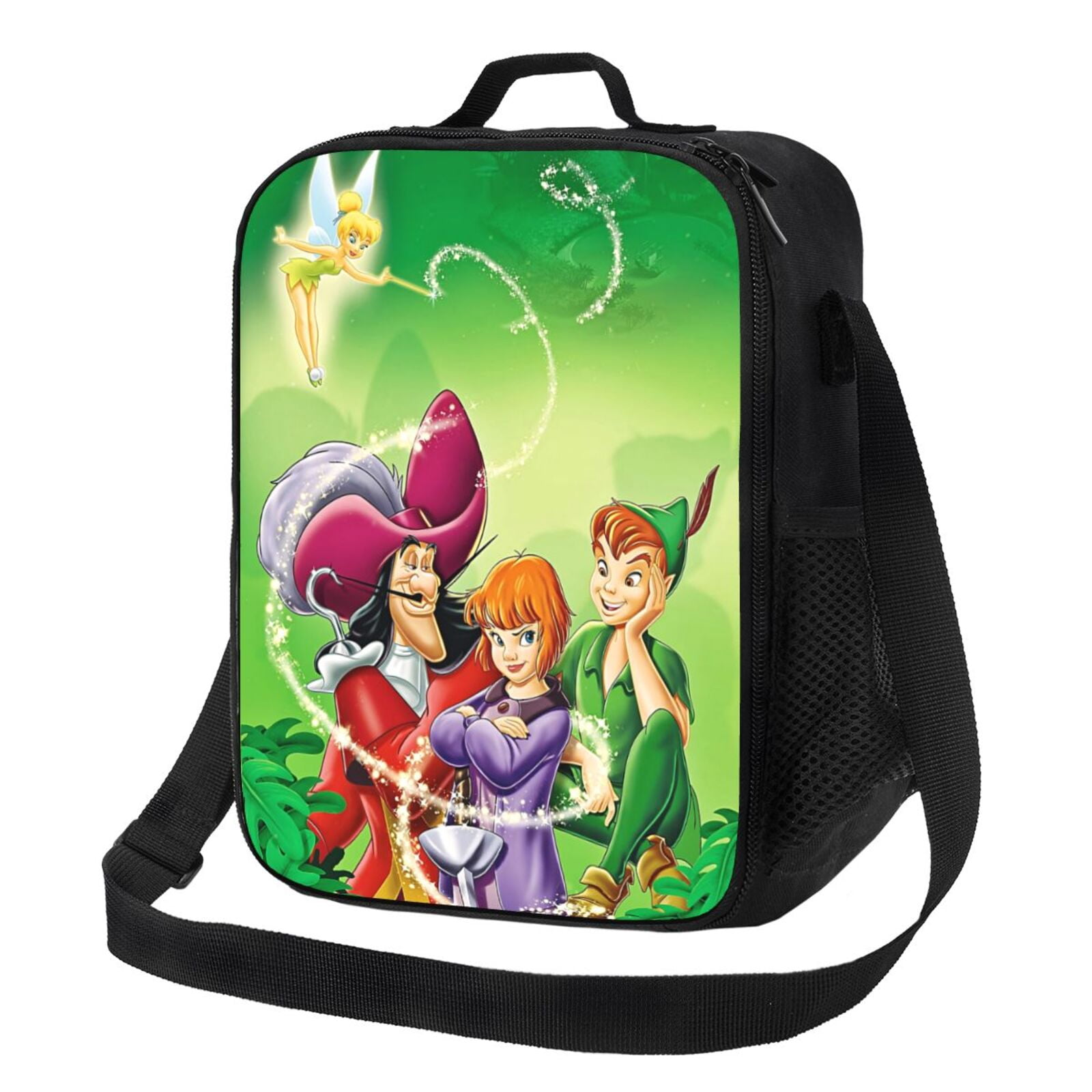 Peter Pan Cartoon Insulated Lunch Bag With Adjustable Shoulder Strap ...